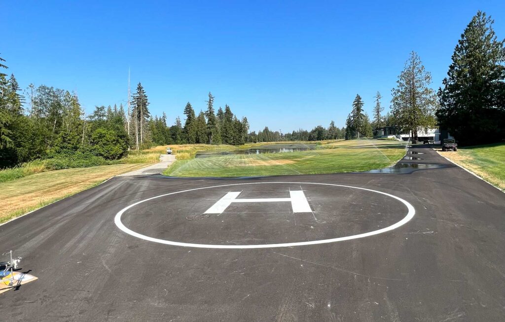 Helipad - Scottish Line Painting