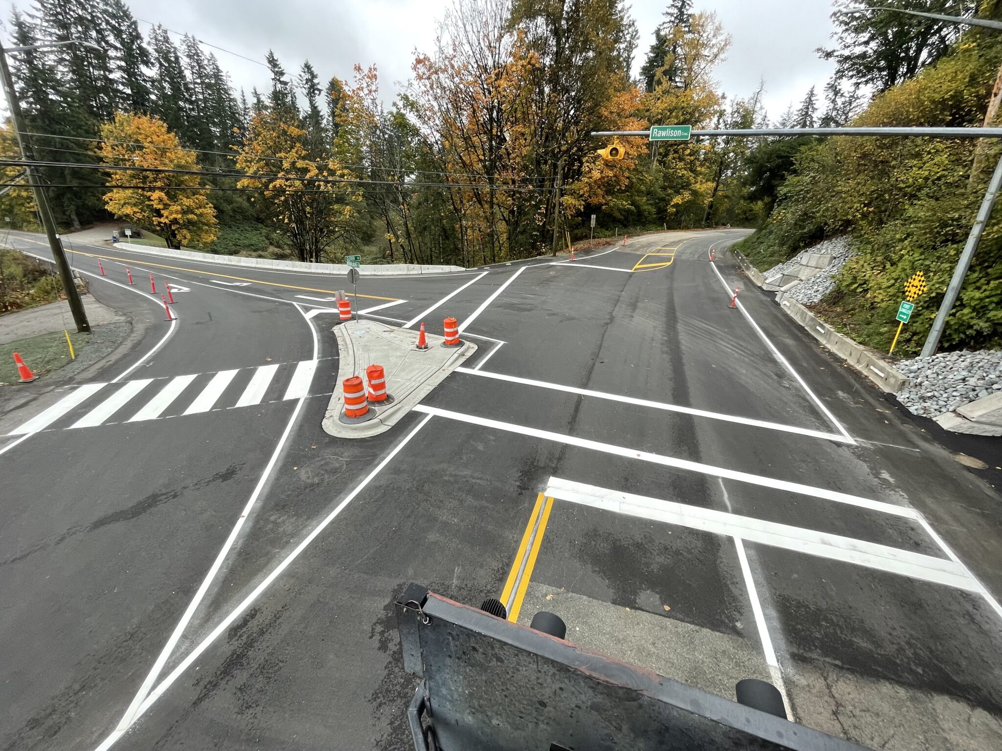 Another Great Intersection - Scottish Line Painting