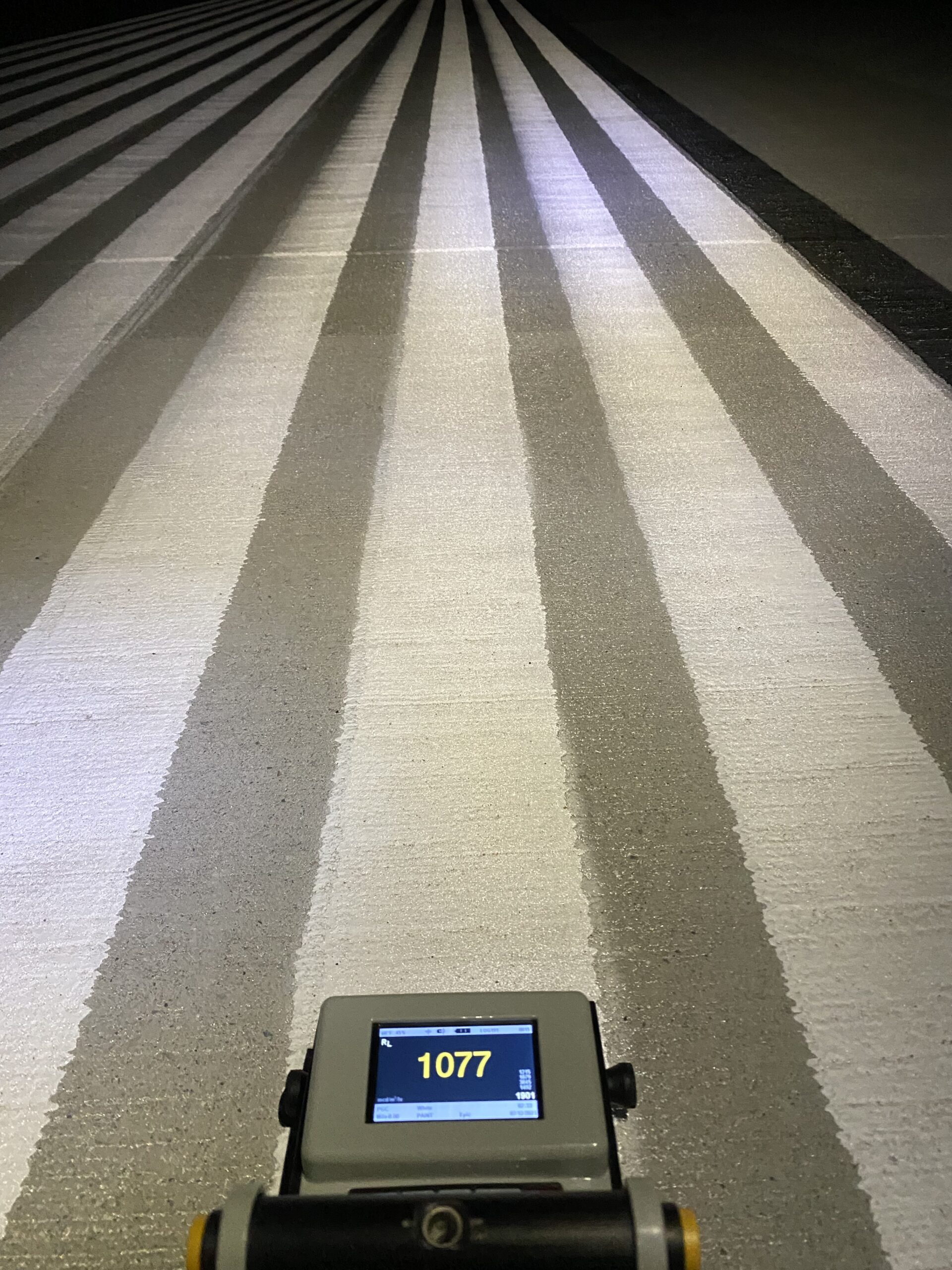 Night at YVR - Scottish Line Painting