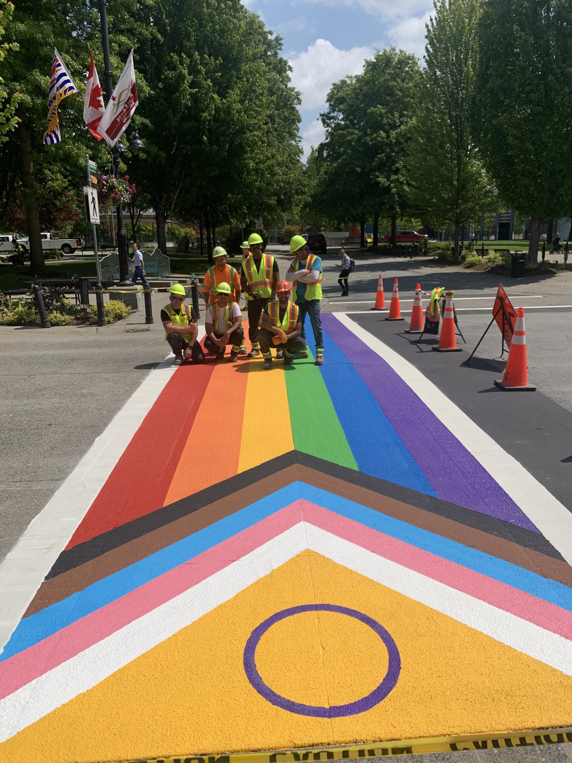 Progress Pride Flag - Scottish Line Painting