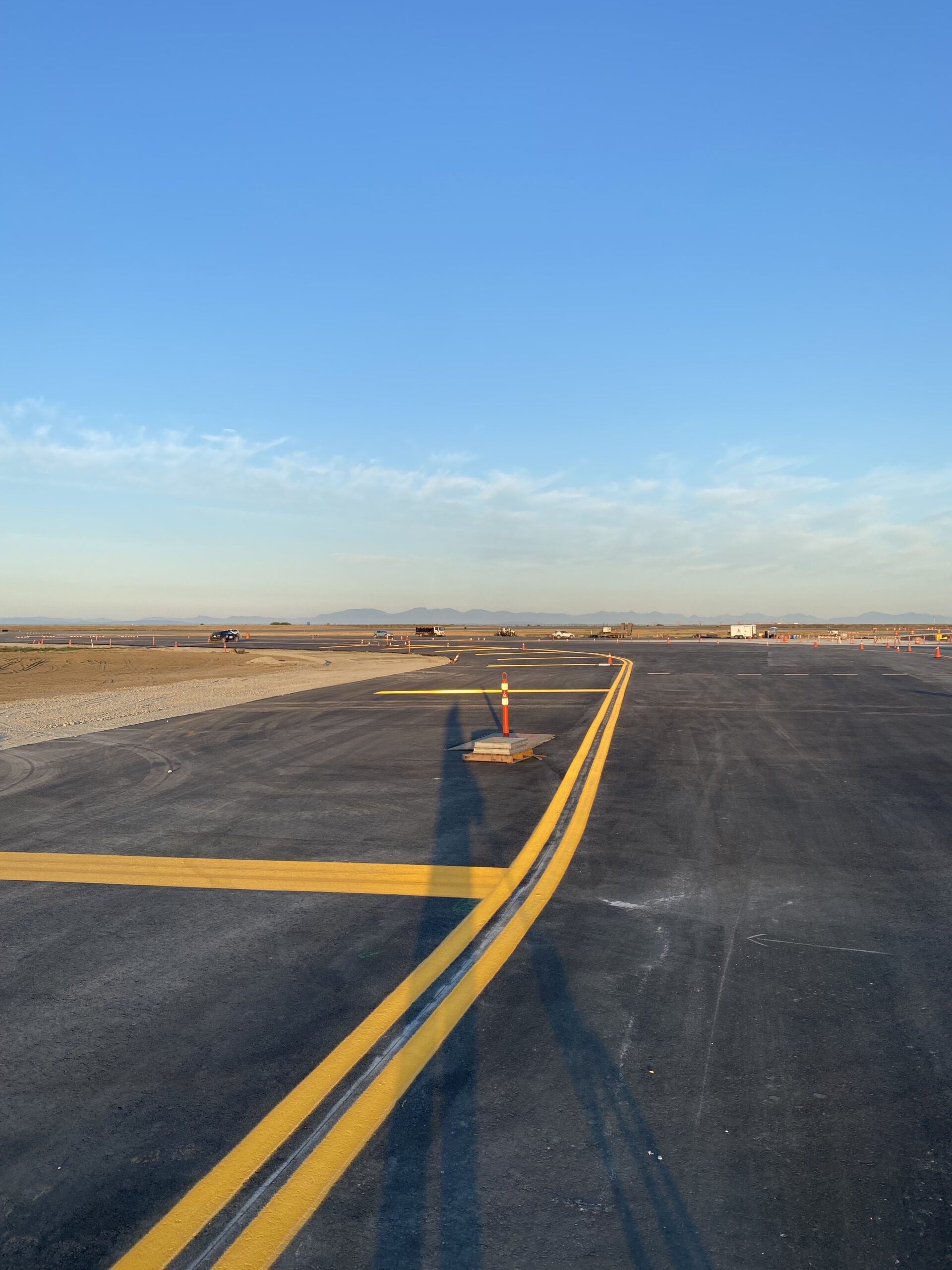 Sunrise at YVR - Scottish Line Painting